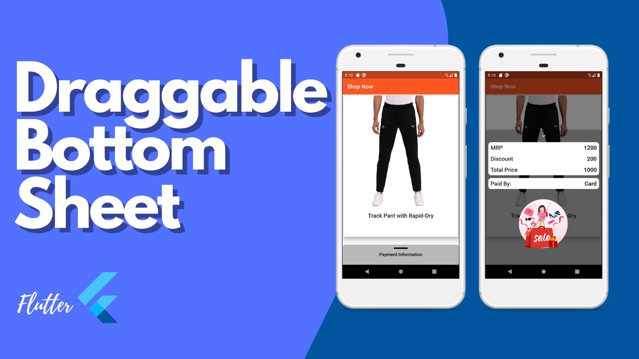Flutter Draggable Bottom Sheet | Demo Example | Flutter Packages | Speed Code