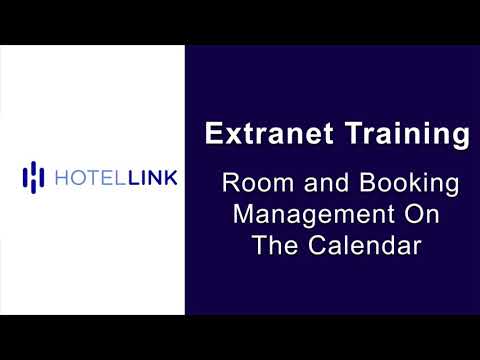 Extranet demo - Front Desk | Room and Booking Management On The Calendar