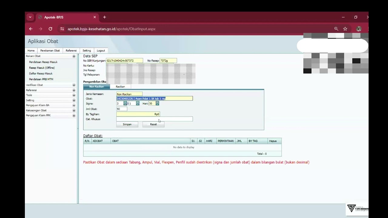 Cara melakukan penagihan obat Iter Apotek Online