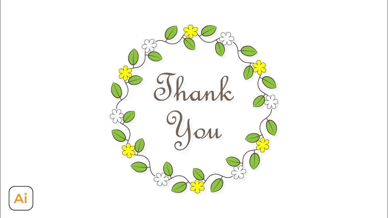 How to Make Frame Flower Pattern - Adobe Illustrator Tutorials