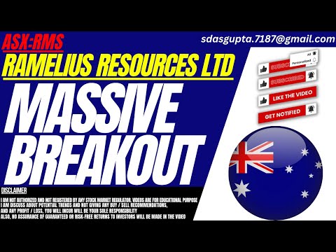 MASSIVE BREAKOUT : RMS STOCK ANALYSIS | RAMELIUS RESOURCES LTD STOCK