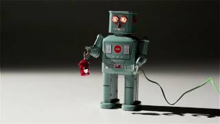 Robot Lantern (B) Lantern Robot with light and Smoke - Tin Robot ...