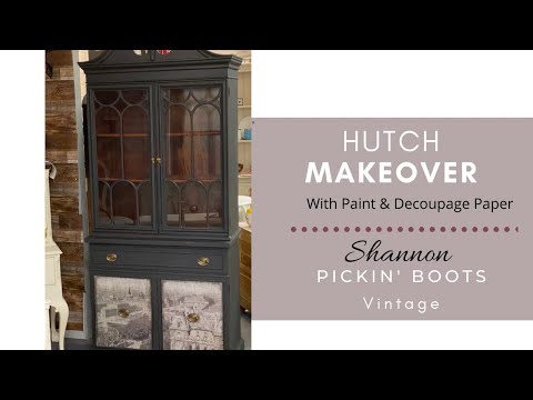 How to Use Decoupage Paper on Your Furniture.