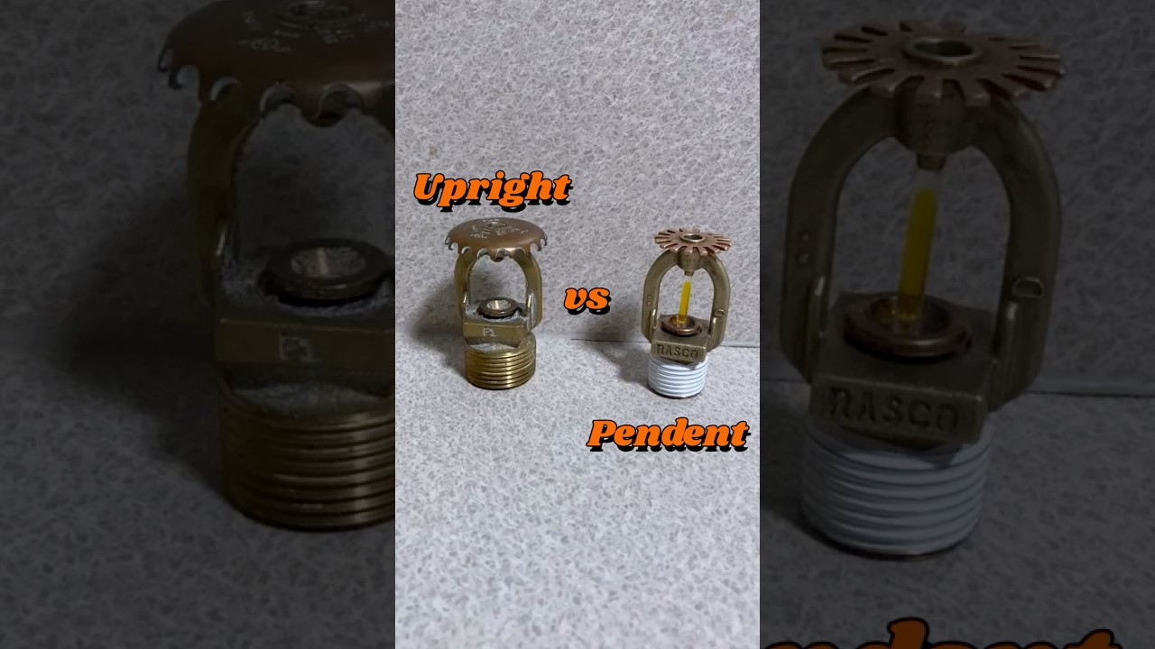Upright Sprinkler vs Pendant Sprinkler