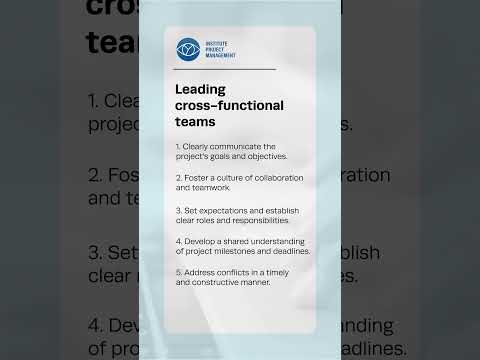 Leading cross functional teams
