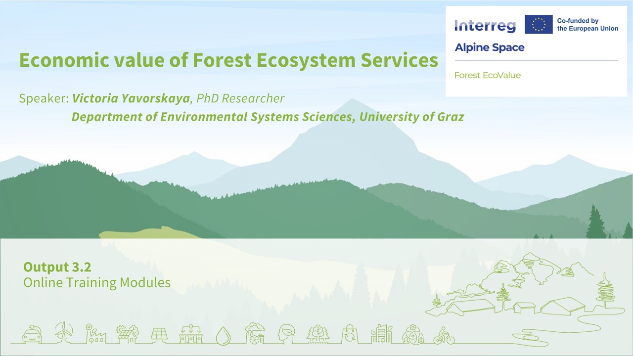 Forest EcoValue | Output 3.2 - Economic value of Forest Ecosystem Services