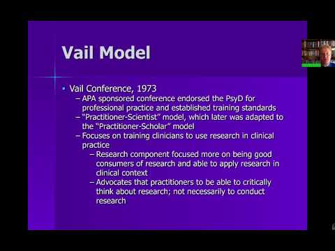 History of Training in Clinical Psychology