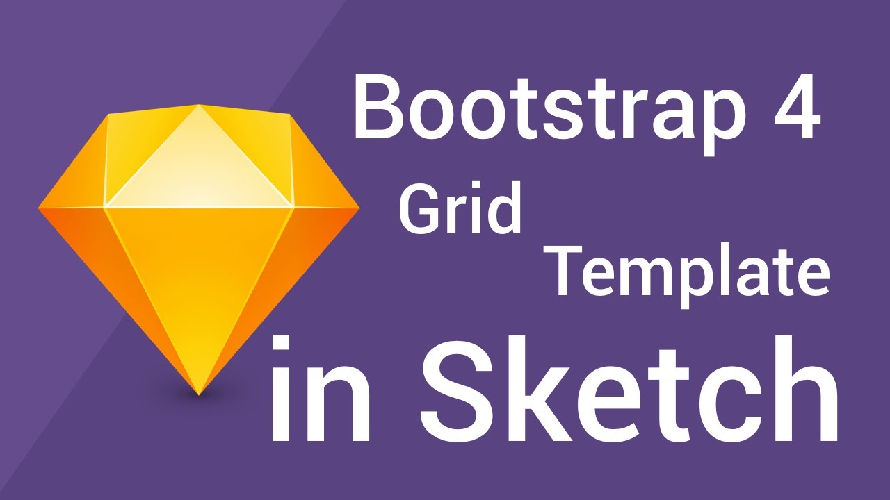 Bootstrap 4 Grid Template in Sketch 2019