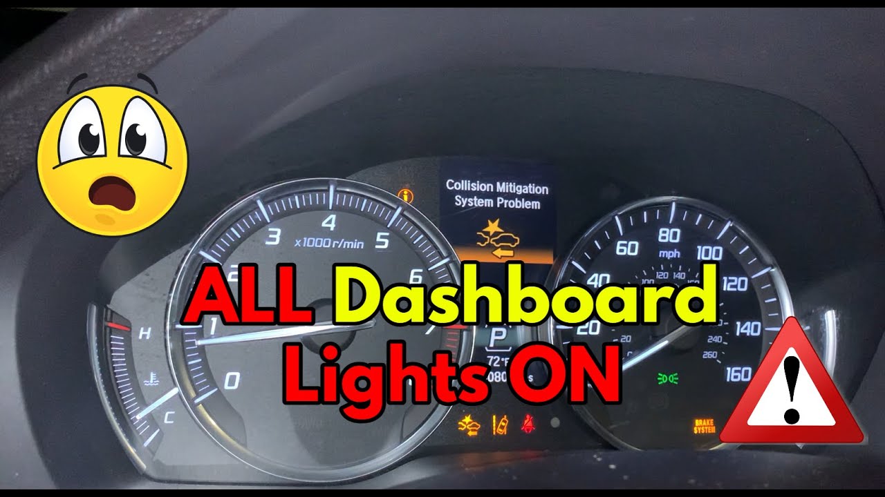 Acura MDX All Warning Lights On? 🚨 Here's the FIX! (Dashboard Lights Resolved)