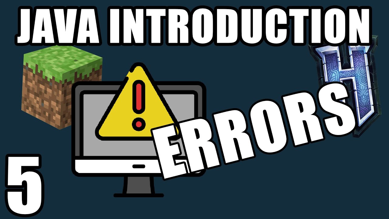 Java: Errors & How to Understand Them | Java Introduction for Minecraft Modding
