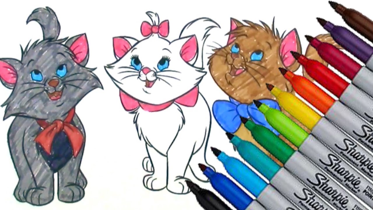 The Aristocats Disney Movies Coloring page 2016 New HD Video for Kids