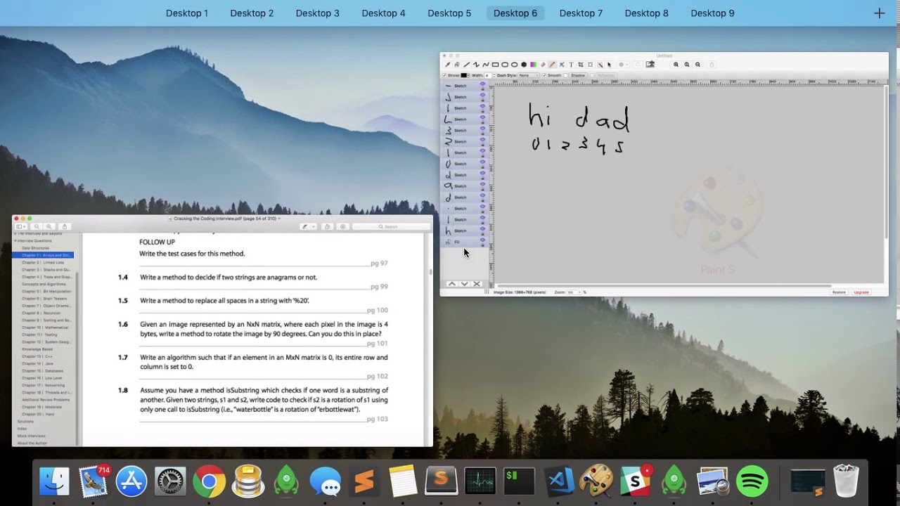 Write a method to replace all spaces in a string with ‘%20’ | Cracking the Code Interview
