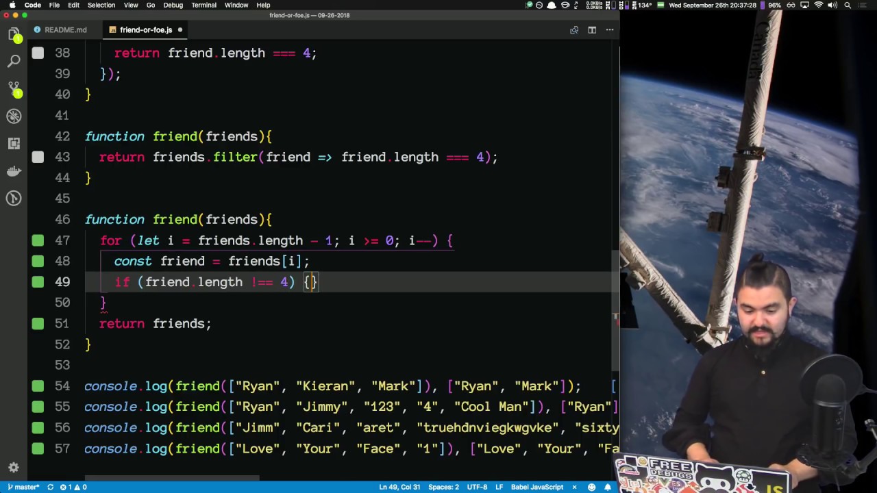 Code Katas #18 - Solving Code Wars Katas and Talking Through My Process