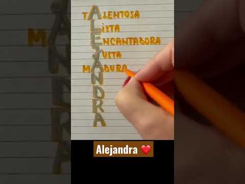 Significado del nombre ALEJANDRA #significado #nombre #alejandra