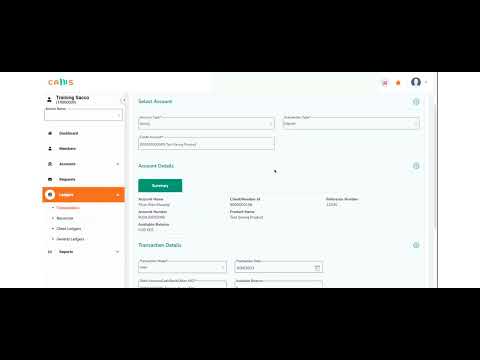 How to record cash transactions on CAMS with Teller Functionality