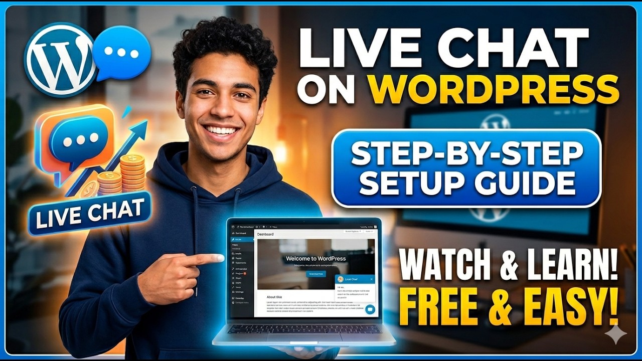 How to Install Live Chat on WordPress in 5 Minutes! (FREE & EASY)