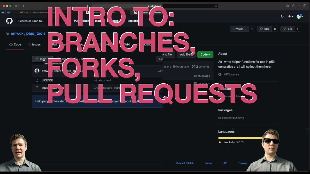 AA - Using Github - Branches, Forks, and Pull Requests