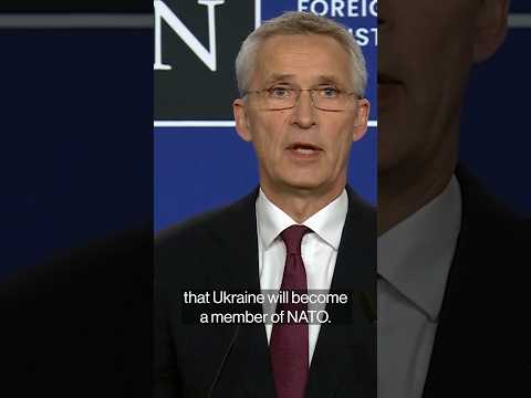Stoltenberg: Ukraine Will Join NATO; Russia Has No Veto