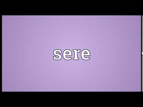 Sere Meaning | Wordogram