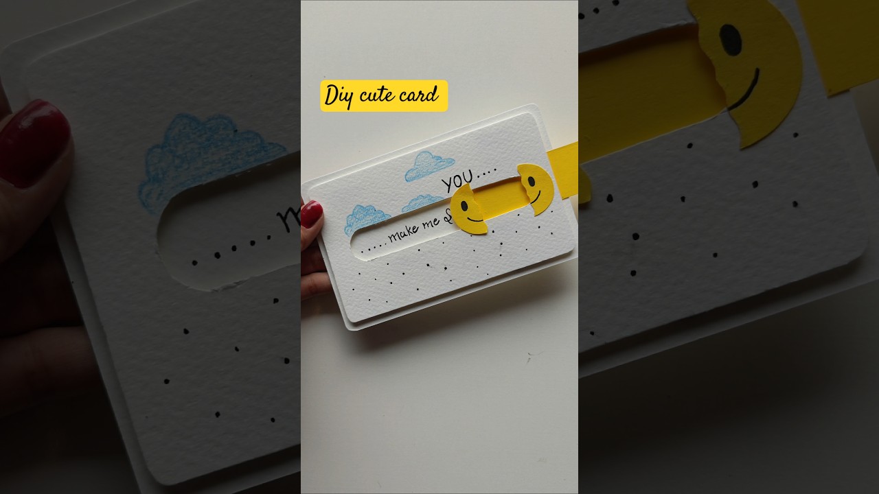 Bring BIG SMILE😀with Slider Card Fun! #birthdaycard #handmadecards