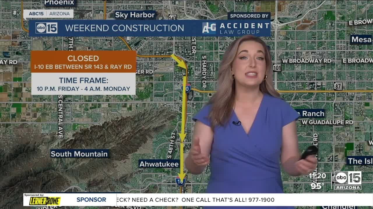 Multiple Valley freeways closed for construction this weekend
