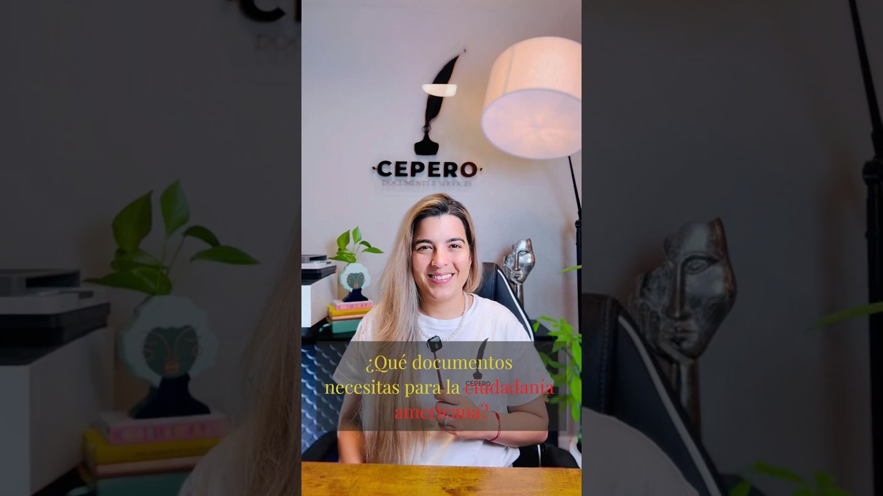 Documentos para presentar la Ciudadanía Americana/ N-400 Application for Naturalization