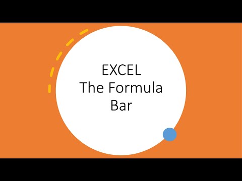 Excel Quick Tips - The Formula Bar