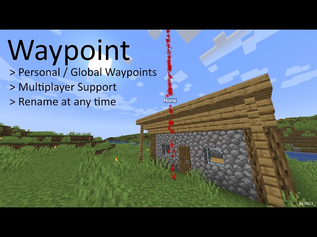 ING Navigation Waypoint Minecraft Data Pack
