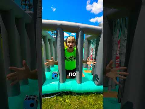 My Backyard Inflatable! #MonopolySplash