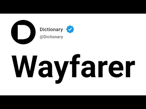 Wayfarer Meaning In English