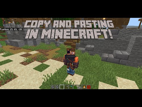 How to copy and paste in Minecarft Bedrock Edition