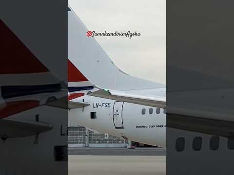 Norwegian Airlines Boeing 737MAX holidaytrip #munich #vial #airport