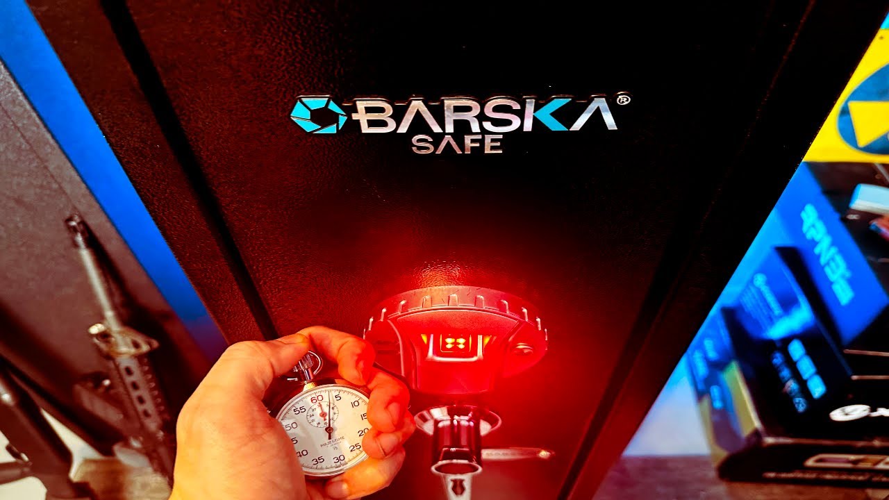 Will The Barska Biometric Safe Open In Under 2.5 Seconds, Let's Find Out