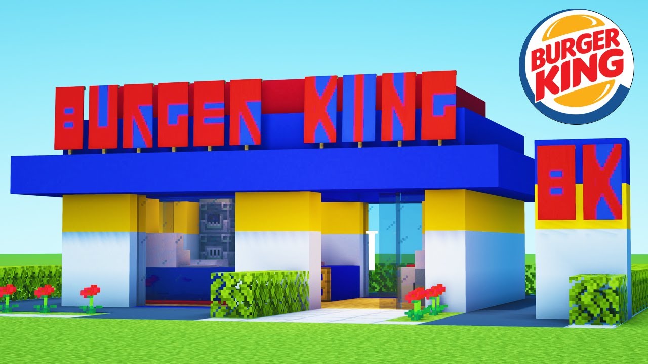 Minecraft Tutorial: How To Make A Burger King - Minecraft Builders