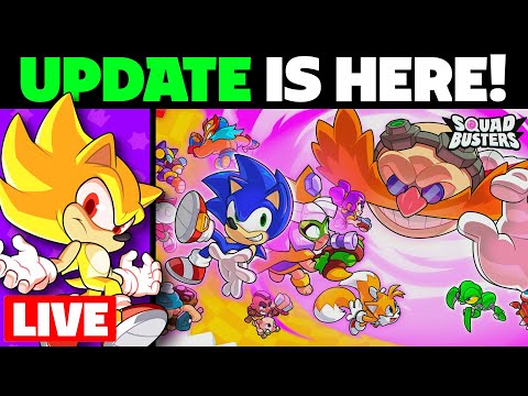The Sonic Update is here! New Collab in Squad Busters