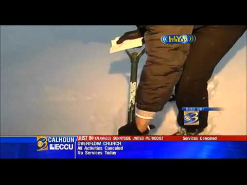 WWMT Snowy Sunday in West Mich.