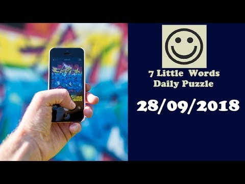 7 Little Words Daily Puzzle September 28 2018