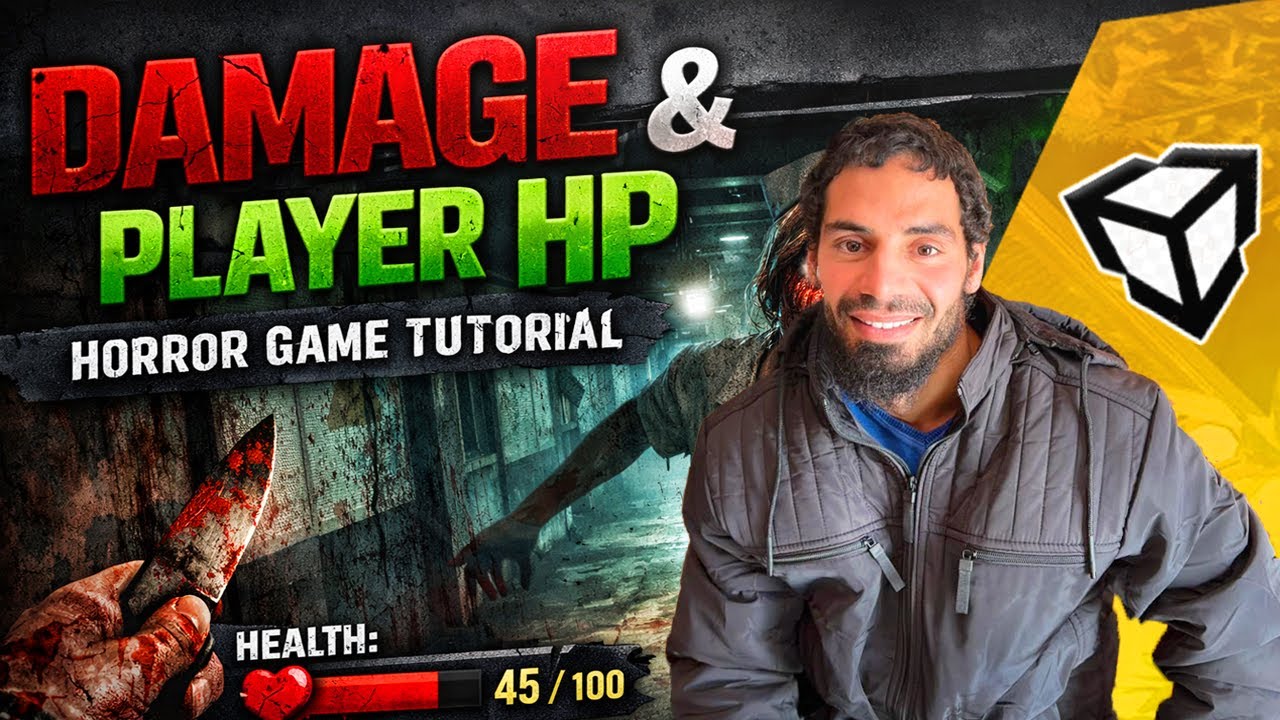 How to add Damage & Health System in Unity (Horror Game)