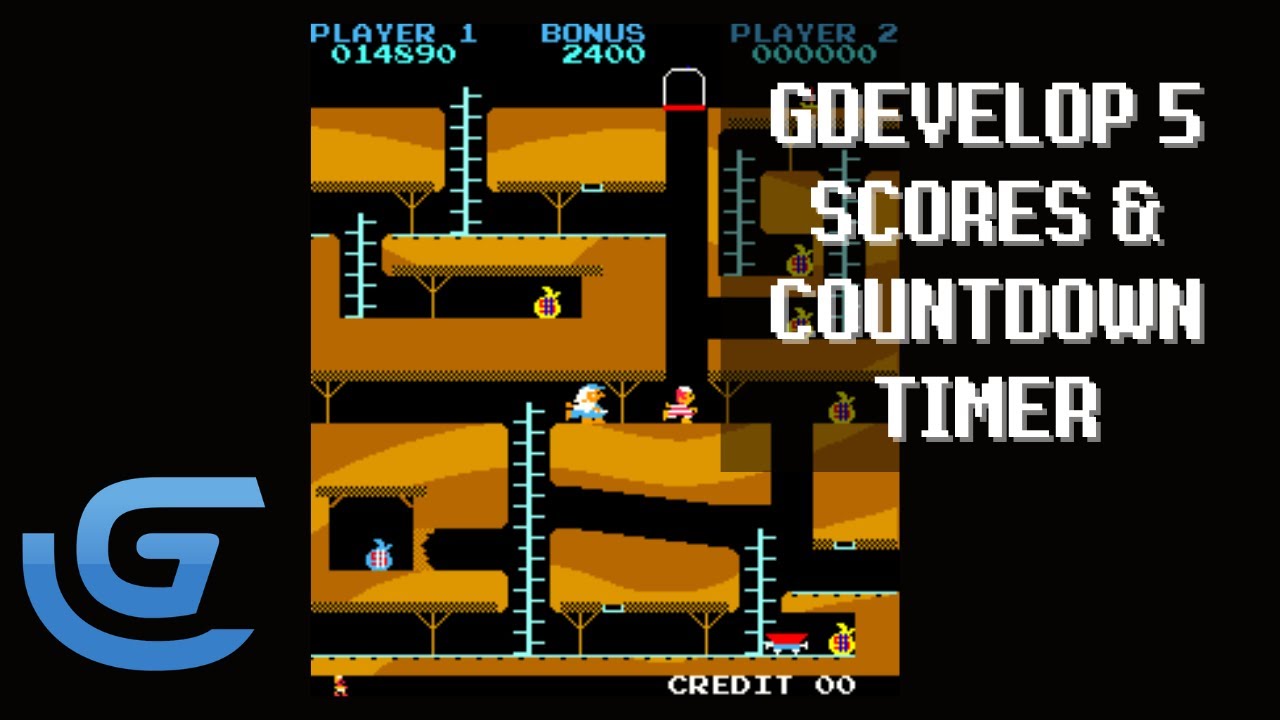 GDevelop 5 Score and Countdown Timer