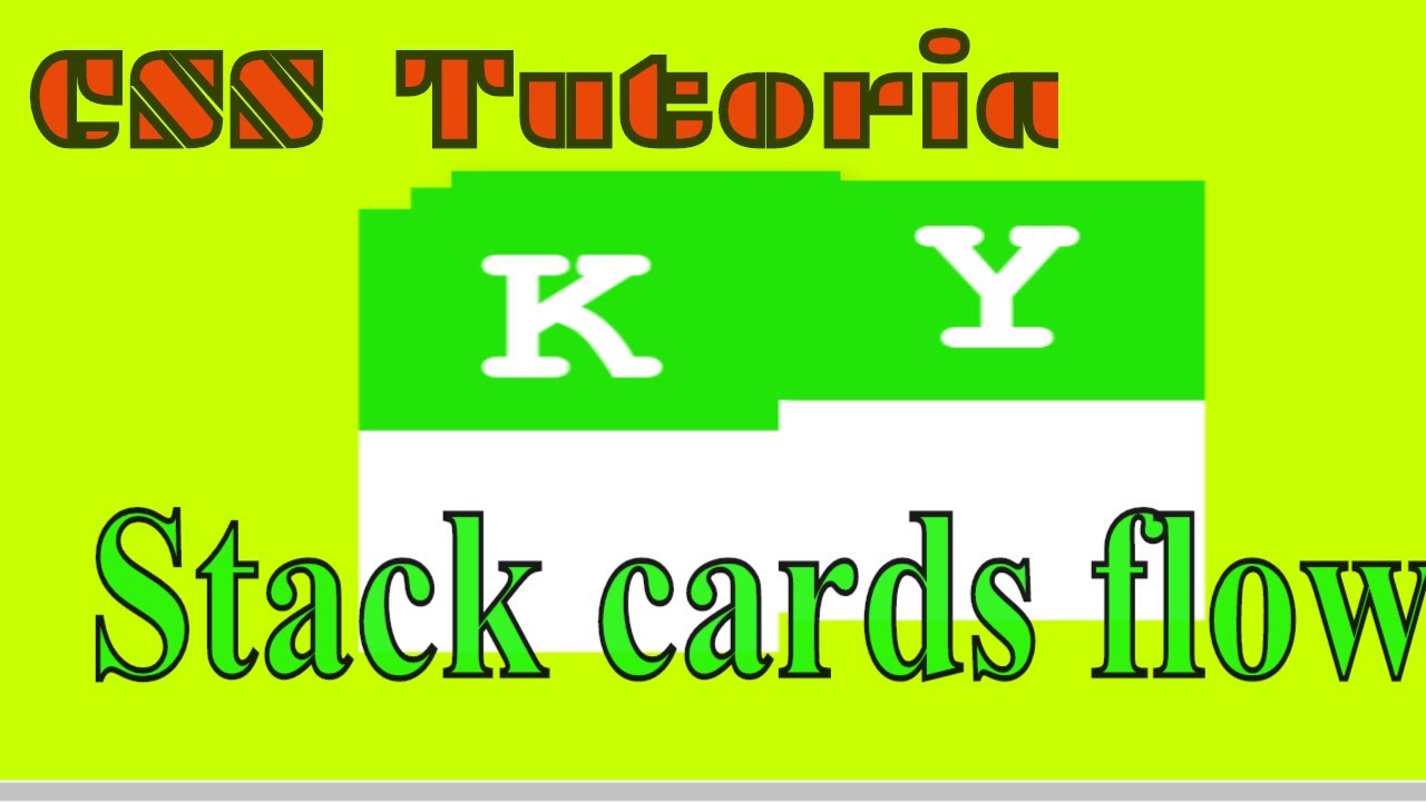 Css Tutorial 01 | CSS stack Card Overflow | css animation tutorial