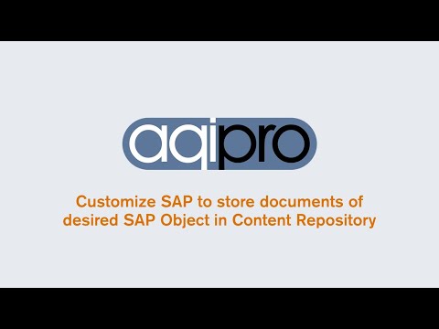 Customize SAP Document Type, link it to SAP Object and associate it with SAP Content Repository
