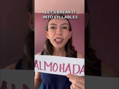 How to Pronounce ALMOHADA (pillow)? Spanish Pronunciation #shorts