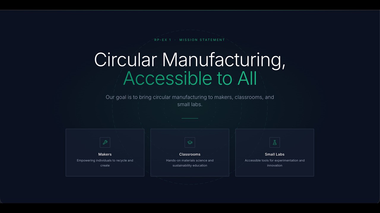 RP-EX 1: Turning PET Waste into 3D Printing Filament | Materia MSE