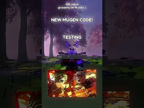 NEW MUGEN CODES! #roblox #mugen #demonslayer #chrollo #newcodes #codes #mugencodes #gaming #giveaway
