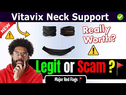 Vitavix Neck Support Reviews: Legit or Another Scam? 5 Major Red Flags⚠️🚩