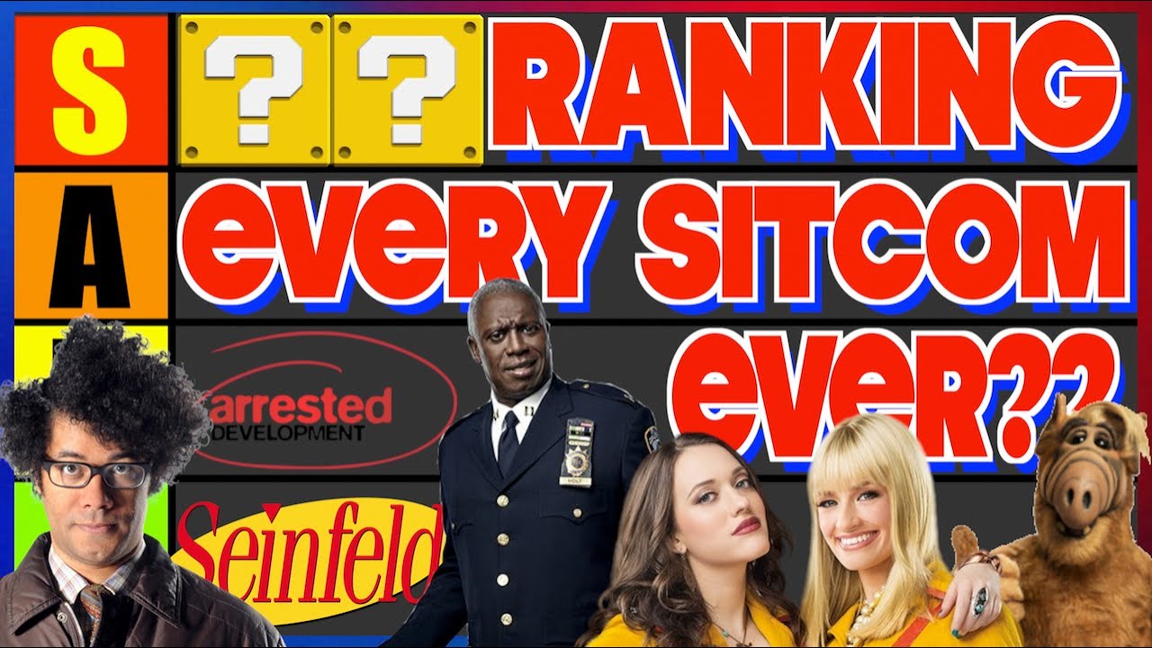 Tier List! Ranking As Many Sitcoms as We Can | Listing TV Shows From Seinfeld to Friends to Scrubs