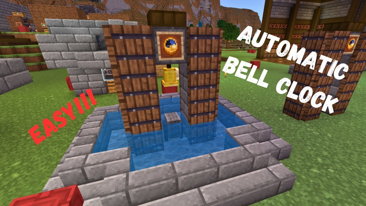 How to Make A Working Bell Clock in Minecraft