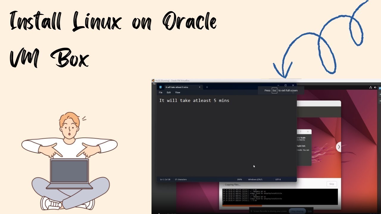 How to Install Ubuntu Linux on Oracle VM VirtualBox (Windows) | Step-by-Step Virtual Machine Guide
