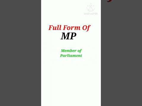 Full Form of MP #englishmasti#Important questions#
