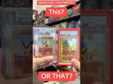 PSA 8 Japanese Flareon or Beckett 8 English Flareon #pokemontcg #pokemon #pokemoncards